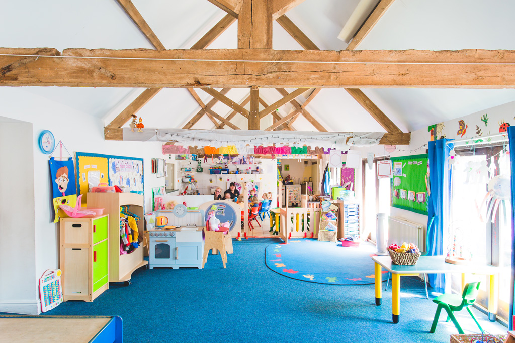 Nursery school classrooms for happy learning